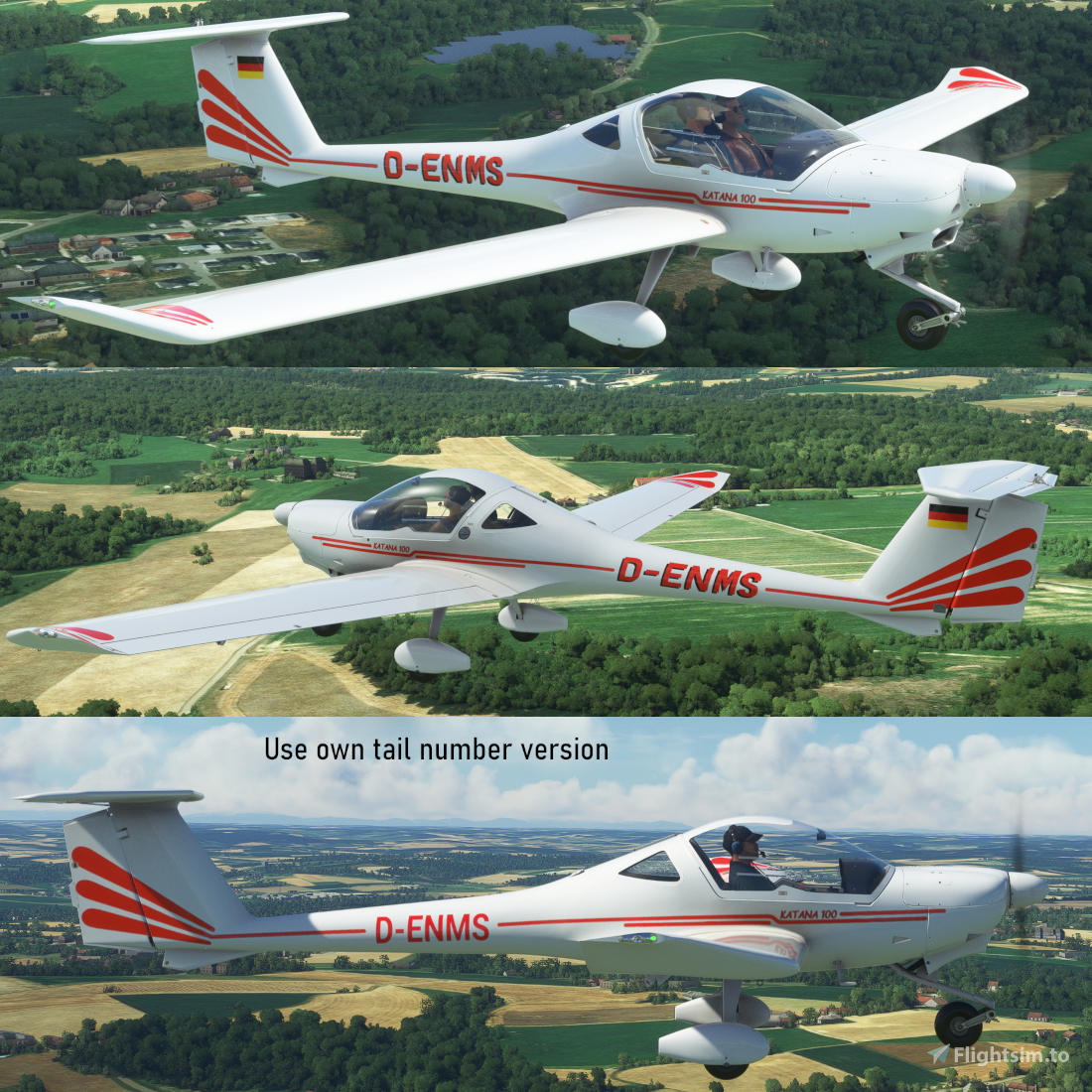 Diamond DV20 D-ENMS for Microsoft Flight Simulator | MSFS