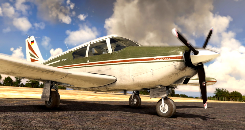 DIRTY A2A Piper PA-24 Comanche D-ELGM Variant for Microsoft Flight ...