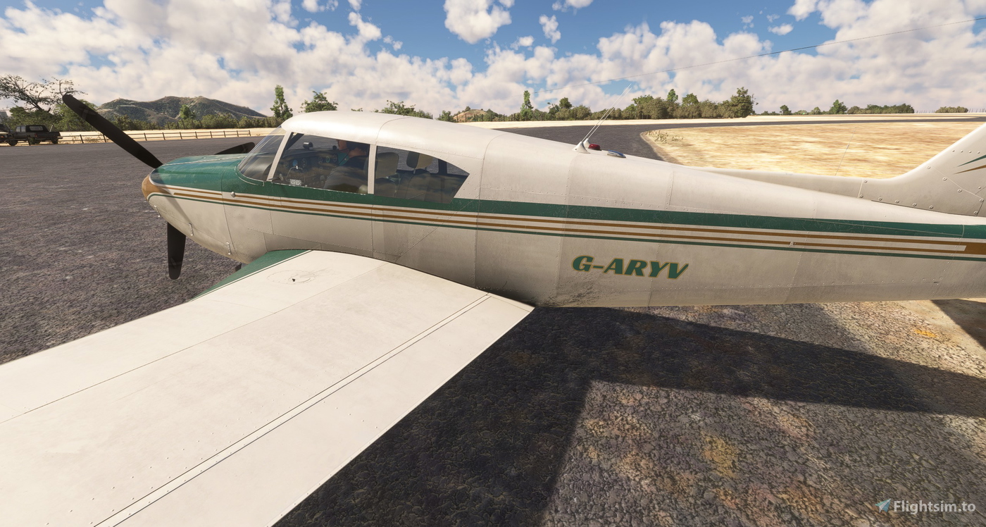 DIRTY A2A Piper PA-24 Comanche G-ARYV variant for Microsoft Flight ...