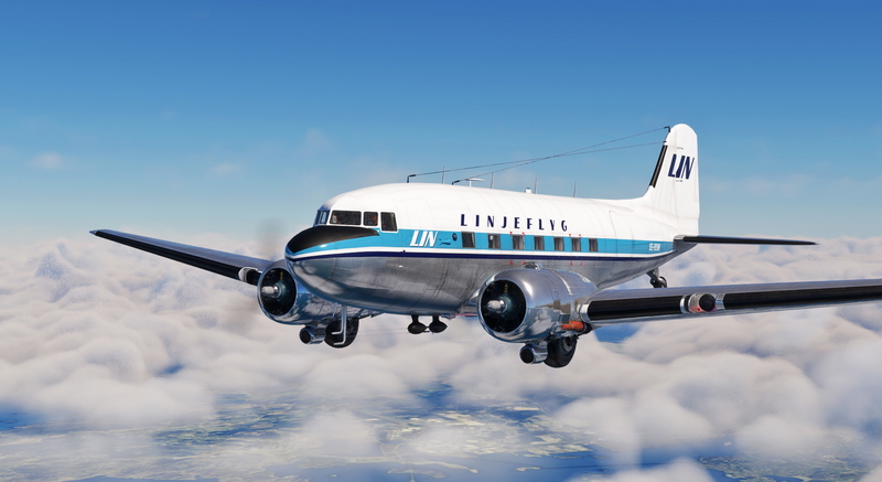 Douglas DC-3 Liveries for Microsoft Flight Simulator | MSFS