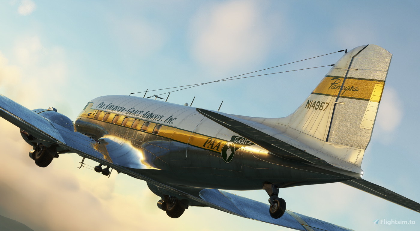 Douglas DC-3 - Pan American Grace Airways (Panagra) for Microsoft ...
