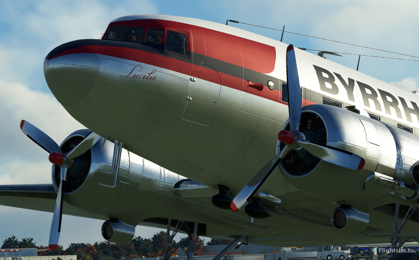 Douglas DC-3 BYRRH (Violet Fréres) F-BEIS for Microsoft Flight ...