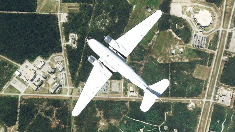 Douglas DC-3 NASA 1974 (N817NA) for Microsoft Flight Simulator | MSFS