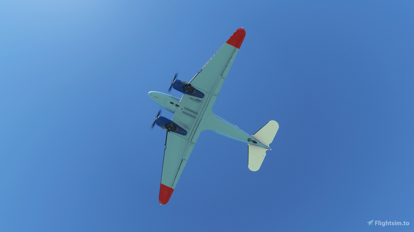 Douglas DC-3 NASA 1982 (N817NA) for Microsoft Flight Simulator | MSFS