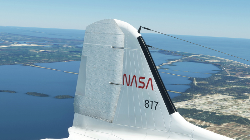 Douglas DC-3 NASA 1982 (N817NA) for Microsoft Flight Simulator | MSFS