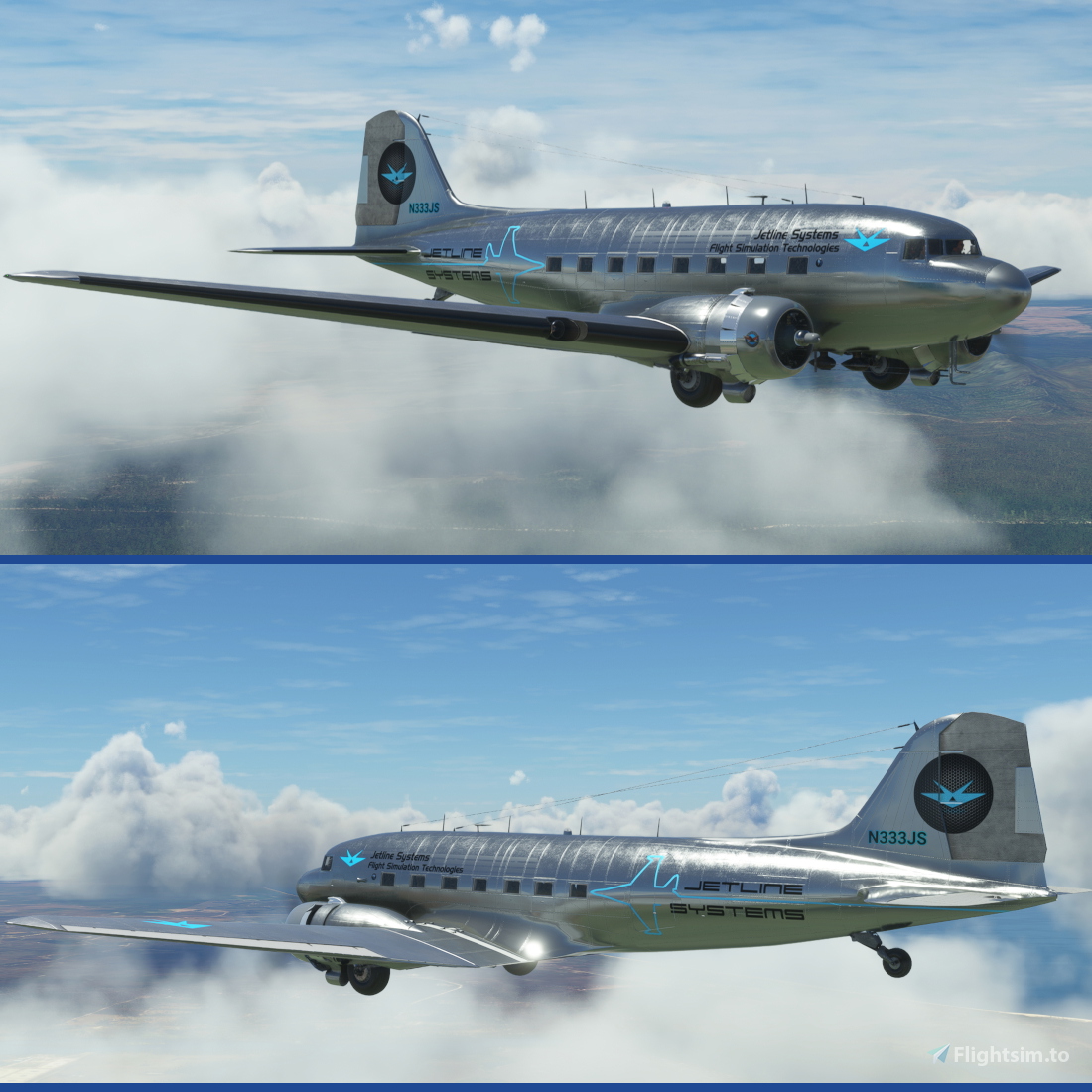 Douglas DC3 Jetline for Microsoft Flight Simulator | MSFS