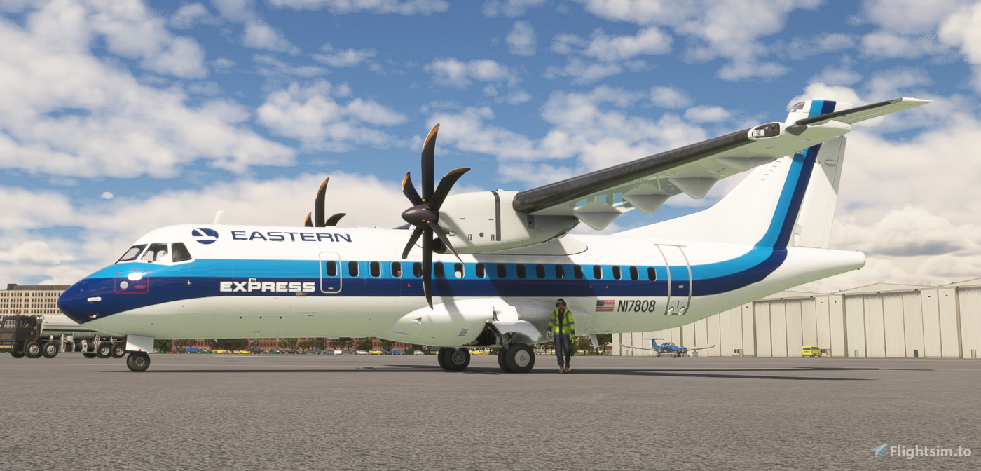 Eastern Airlines (N17808) - Asobo ATR42-600 for Microsoft Flight Simulator | MSFS