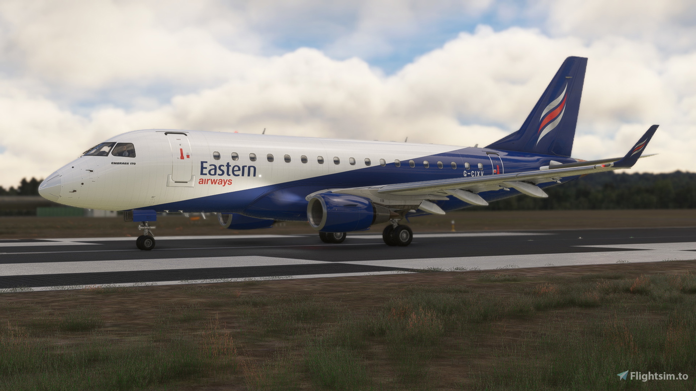 Eastern Airways | FSS E170 | G-CIXV | WITH CABIN for Microsoft Flight ...