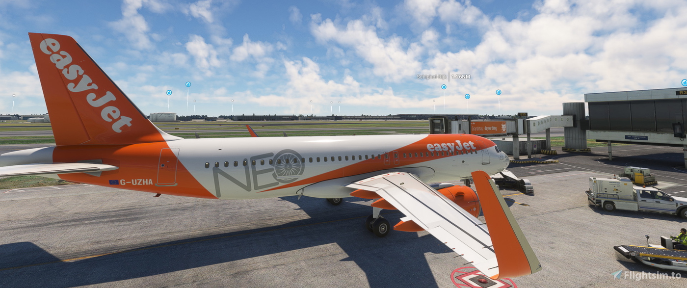 Easyjet A320neo 8K (NEO Sticker) for asobo for Microsoft Flight ...