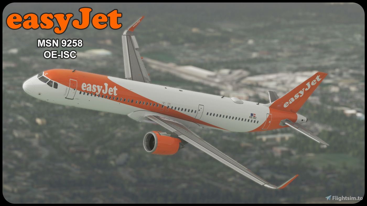 EasyJet Europe A321NEO OE-ISC (8K) for Microsoft Flight Simulator | MSFS