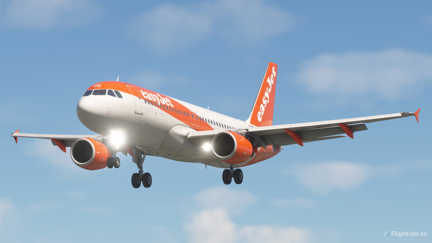 easyJet europe OE-IDD ex JA814P [Y180] w/Cabin - Fenixsim A320 V2[8K ...
