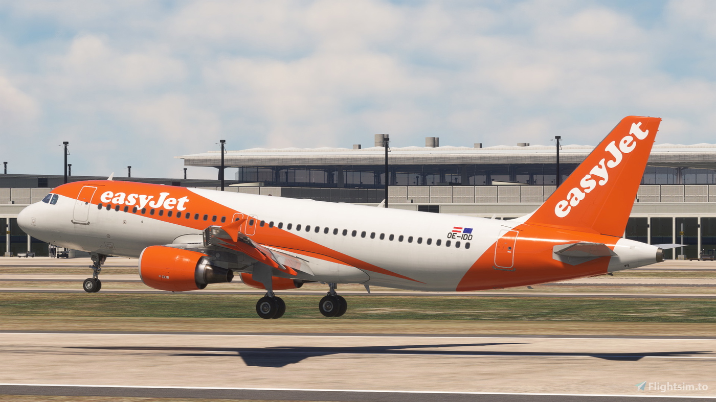 easyJet europe OE-IDD ex JA814P [Y180] w/Cabin - Fenixsim A320 V2[8K ...