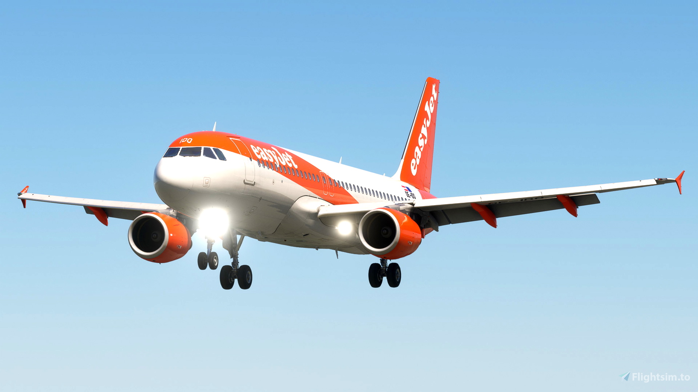 easyJet europe OE-IDO ex JA815P [Y180] w/Cabin - Fenixsim A320 V2[8K ...