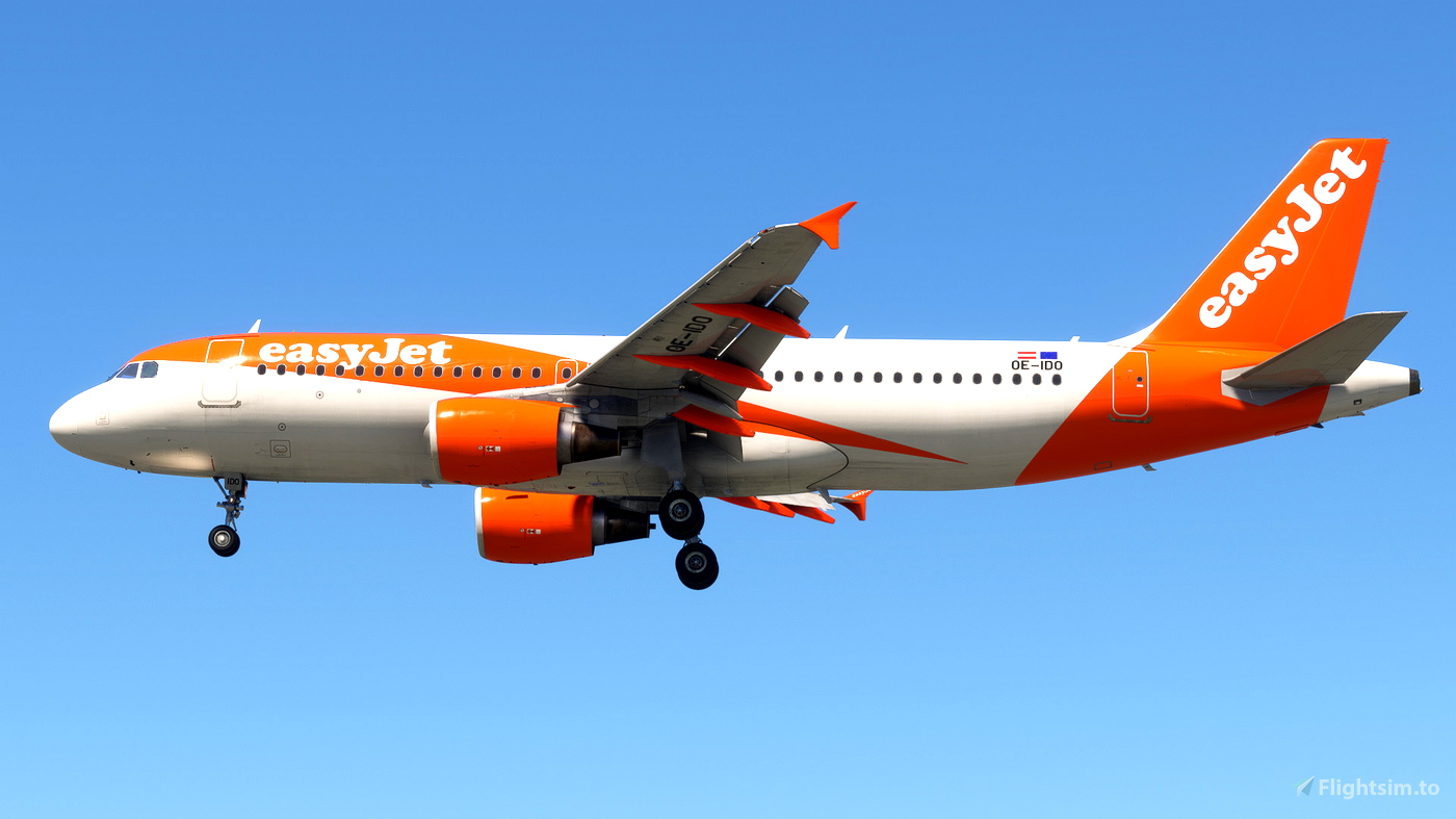 easyJet europe OE-IDO ex JA815P [Y180] w/Cabin - Fenixsim A320 V2[8K ...