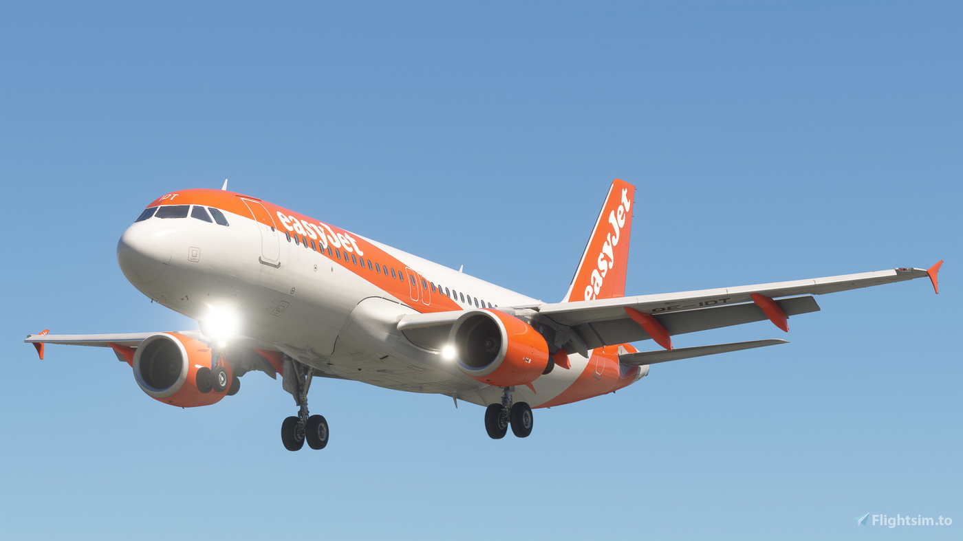 easyJet europe OE-IDT ex JA817P [Y180] w/Cabin - Fenixsim A320 V2[8K ...