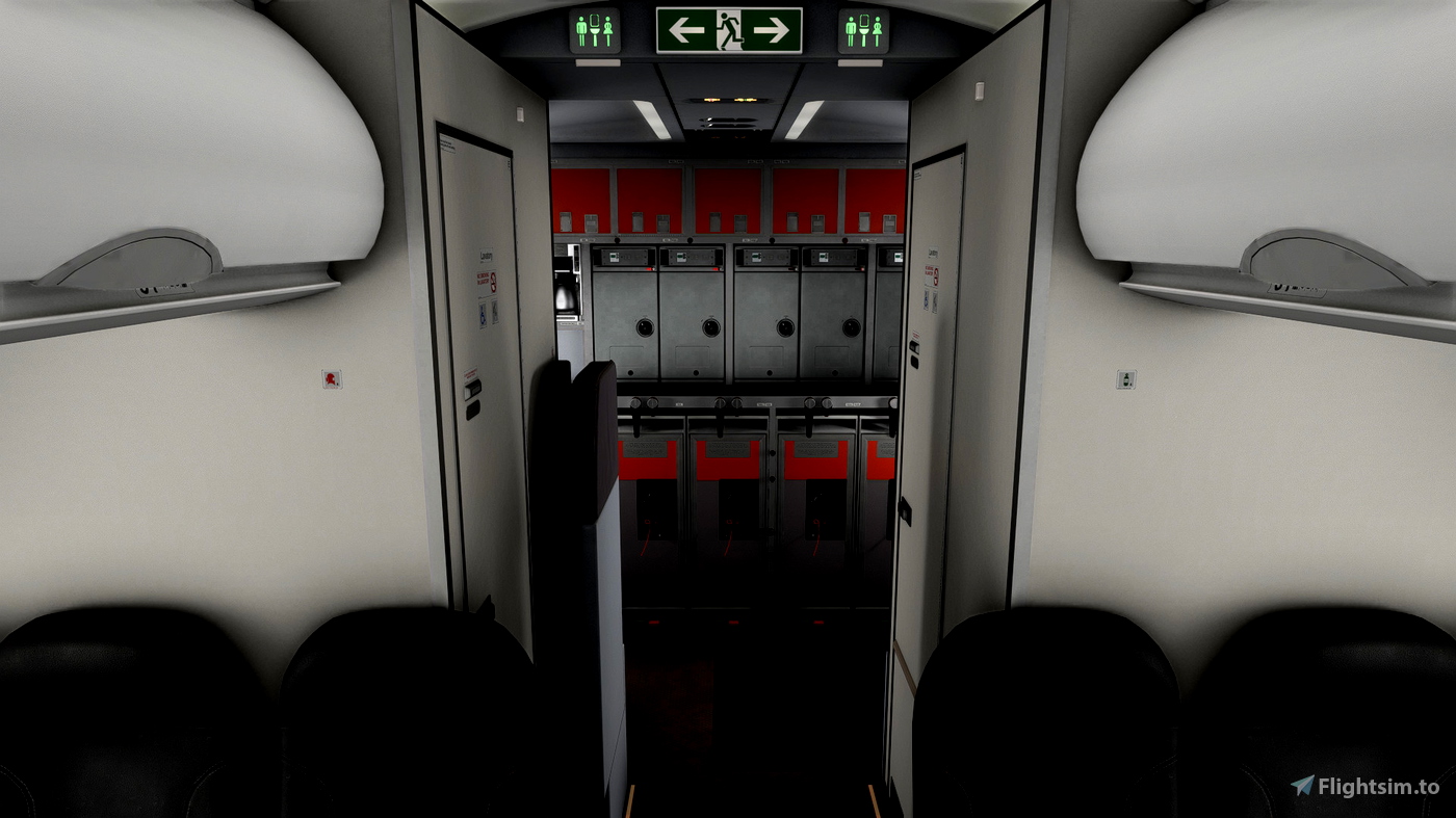 easyJet europe OE-IDT ex JA817P [Y180] w/Cabin - Fenixsim A320 V2[8K ...