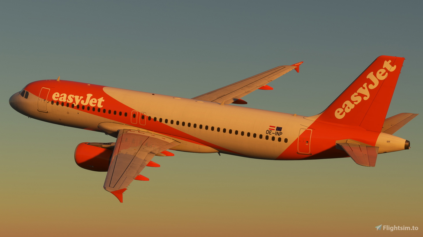 easyJet europe OE-INP [Y186] w/Cabin - Fenixsim A320 V2[8K] for ...