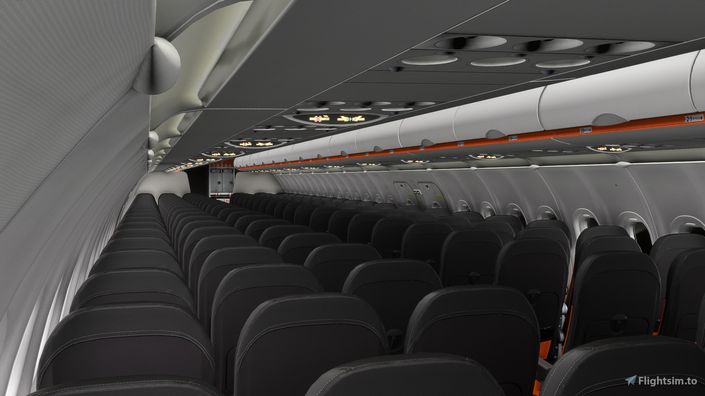 easyJet europe OE-INP [Y186] w/Cabin - Fenixsim A320 V2[8K] for ...