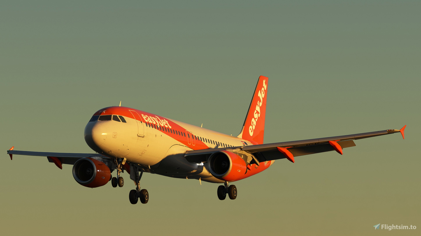 easyJet Europe [Package 4] w/Cabin Fenixsim A320 for Microsoft Flight Simulator | MSFS
