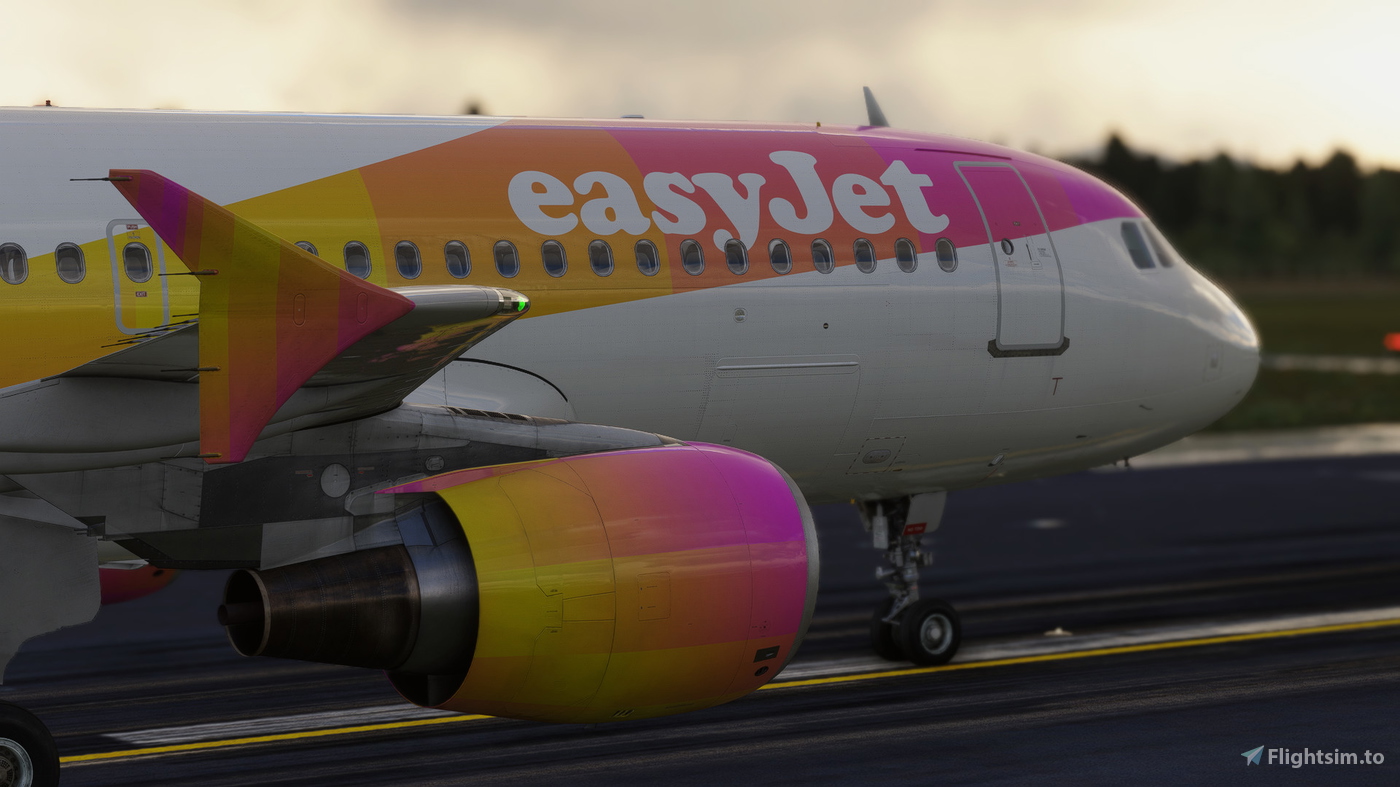 easyJet Eurovision 2024 Fictional Fenix A320 V2 对于 Microsoft Flight ...