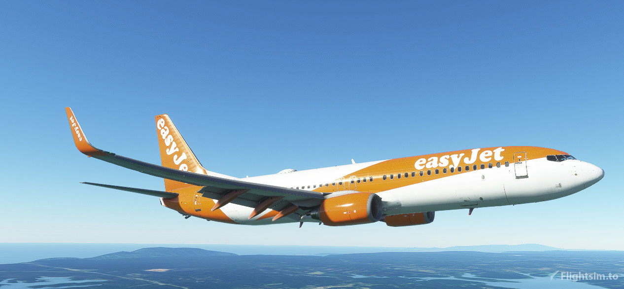 Easyjet for PMDG 737-800 G-EZPT for Microsoft Flight Simulator | MSFS