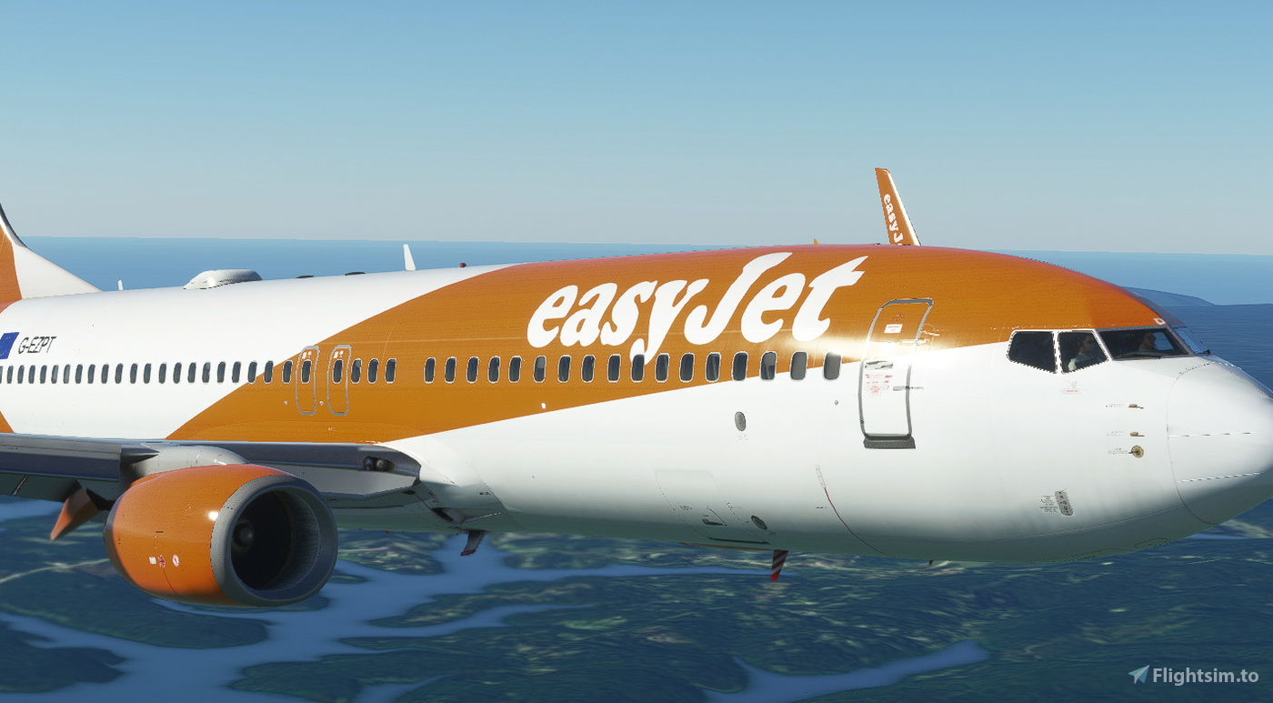 Easyjet for PMDG 737-800 G-EZPT for Microsoft Flight Simulator | MSFS