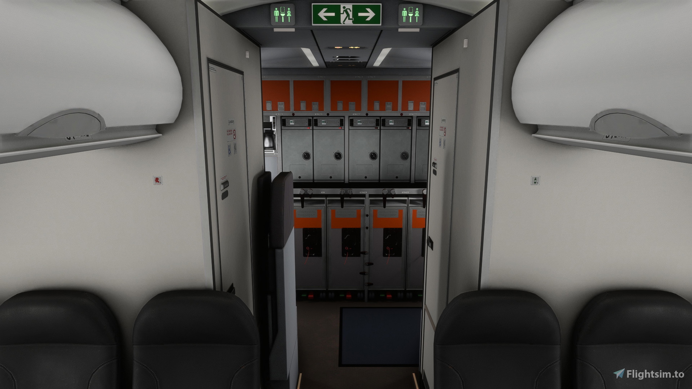 easyJet UK G-EJCL ex RP-C3265 [Y180] w/Cabin - Fenixsim A320 V2[8K] for ...