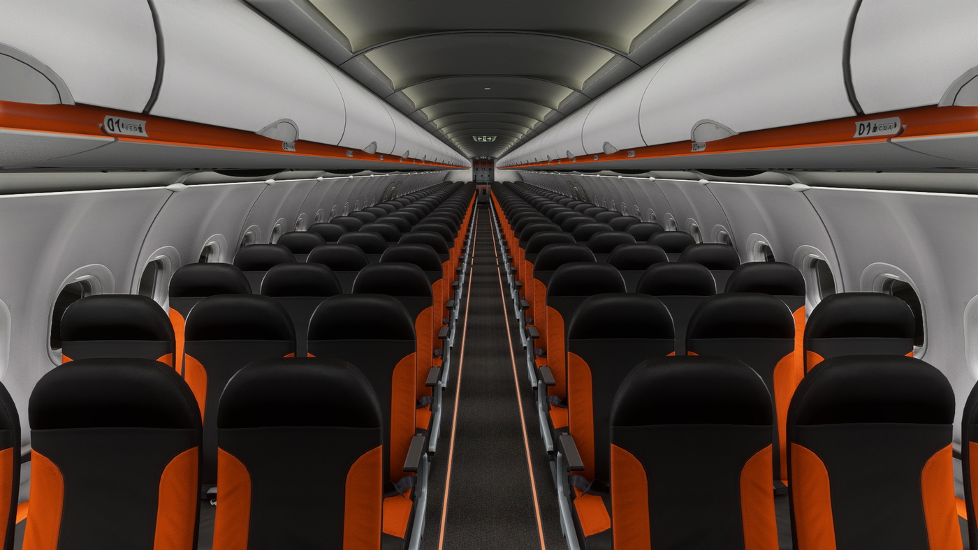 easyJet UK G-EZTR [Y186] w/Cabin - Fenixsim A320 for Microsoft Flight ...