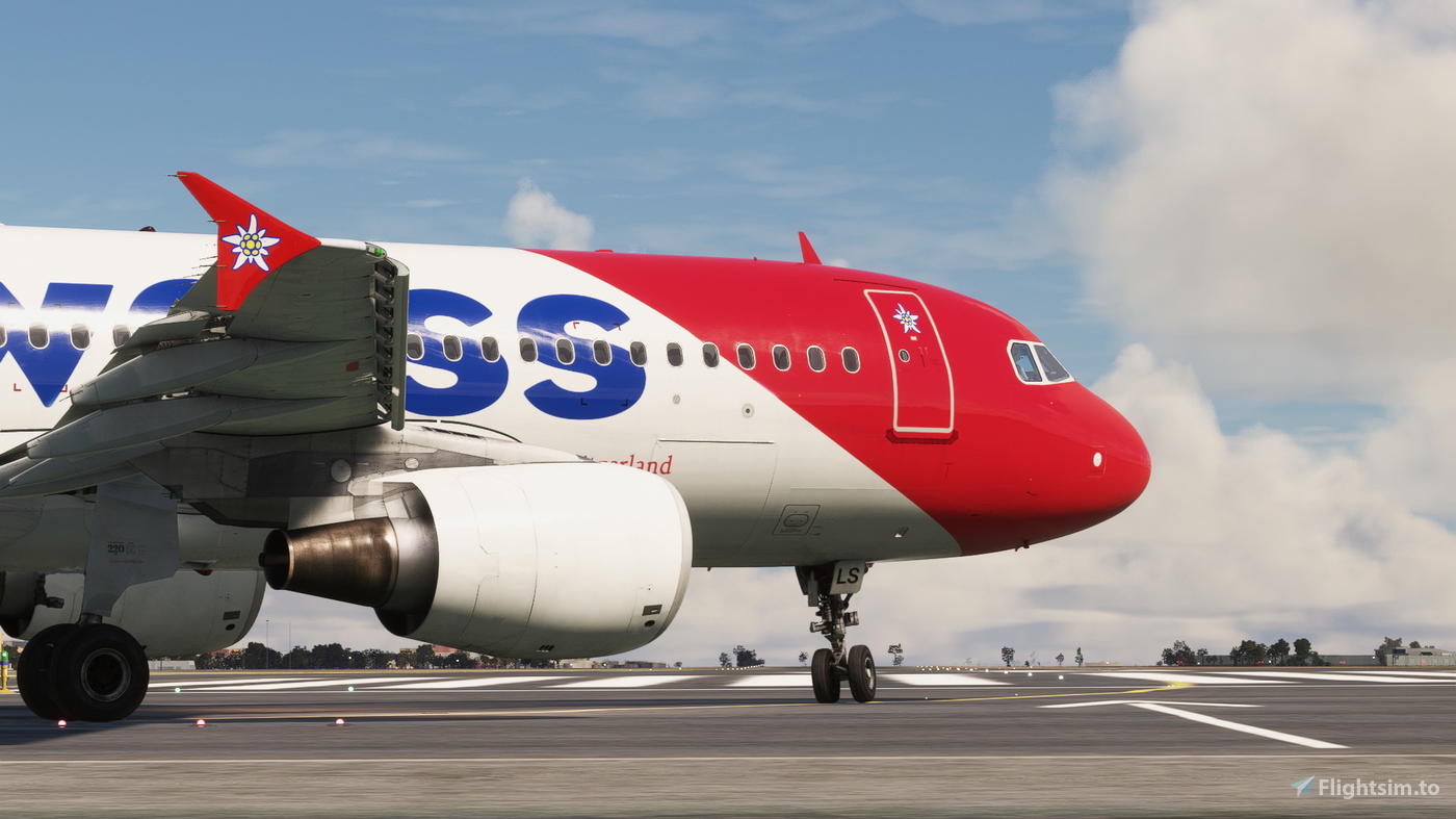 edelweiss A320 HB-JLS [raimbotrax][Fenix V2B2][8K] for Microsoft Flight Simulator | MSFS