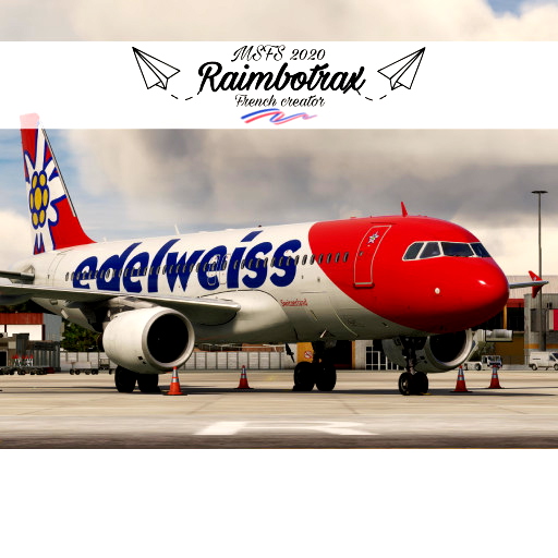 edelweiss A320 HB-JLS [raimbotrax][Fenix V2B2][8K] for Microsoft Flight Simulator | MSFS