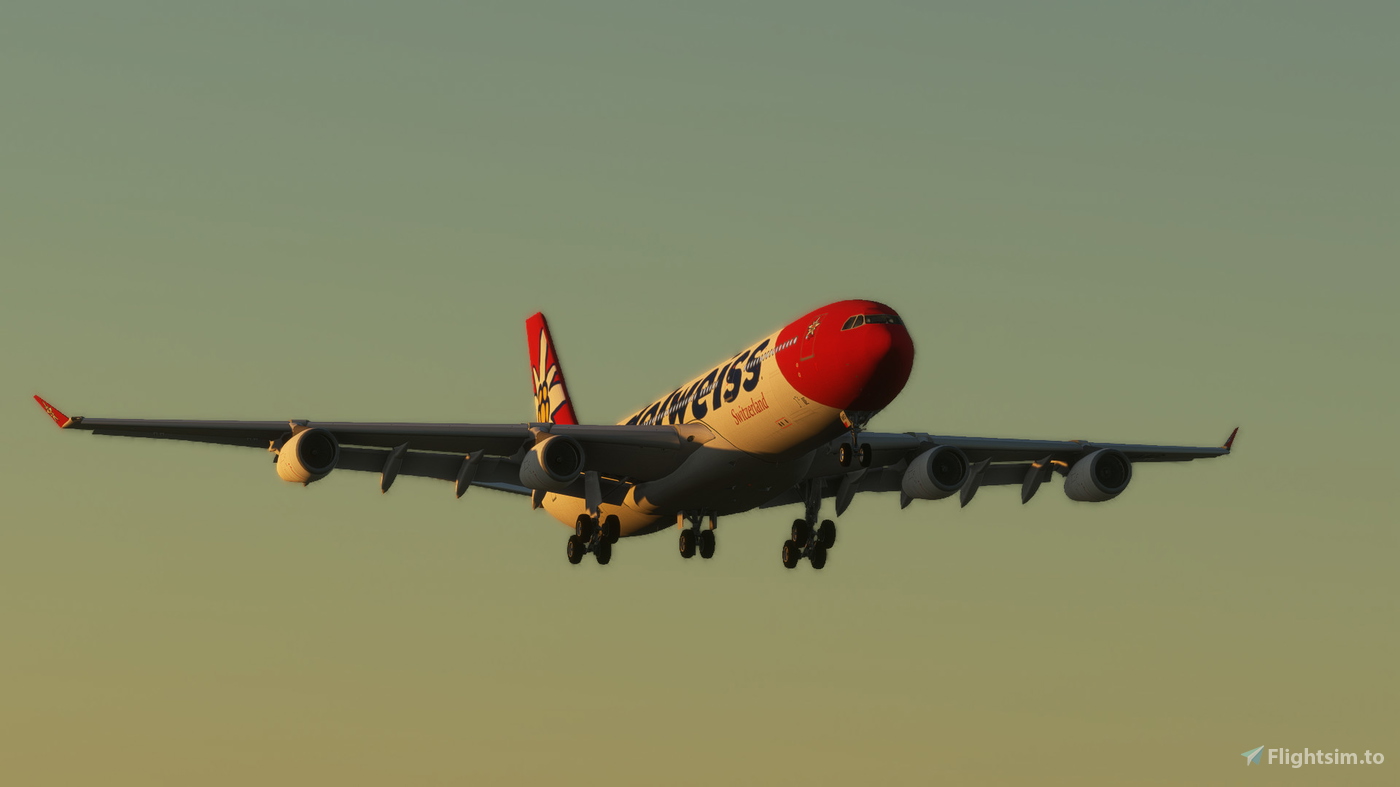 Edelweiss A340-300 HB-JMG [FSX CONVERTED] for Microsoft Flight ...