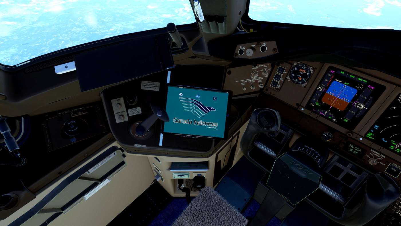 EFB Wallpaper Garuda Indonesia Addon for PMDG B777-300ER for Microsoft ...