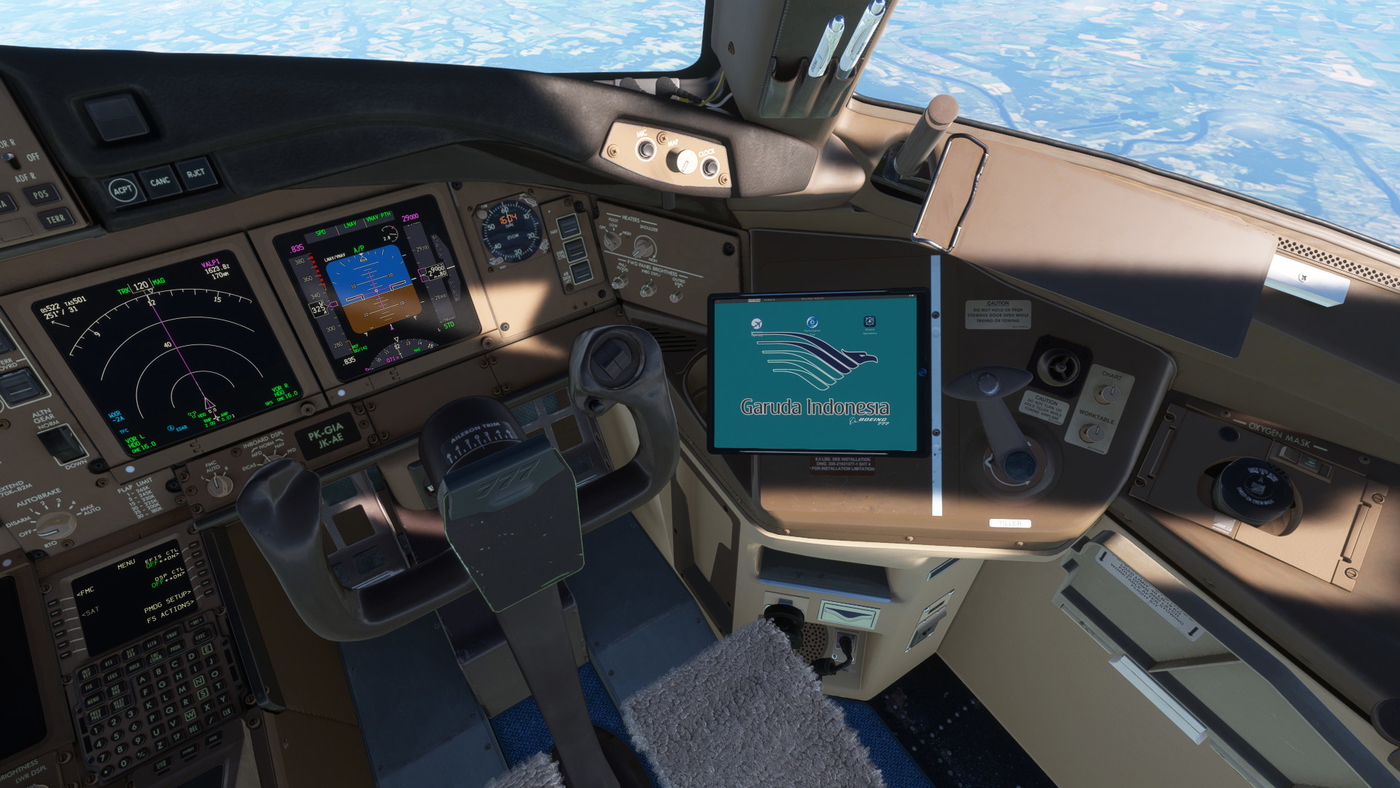 EFB Wallpaper Garuda Indonesia Addon for PMDG B777-300ER for Microsoft ...