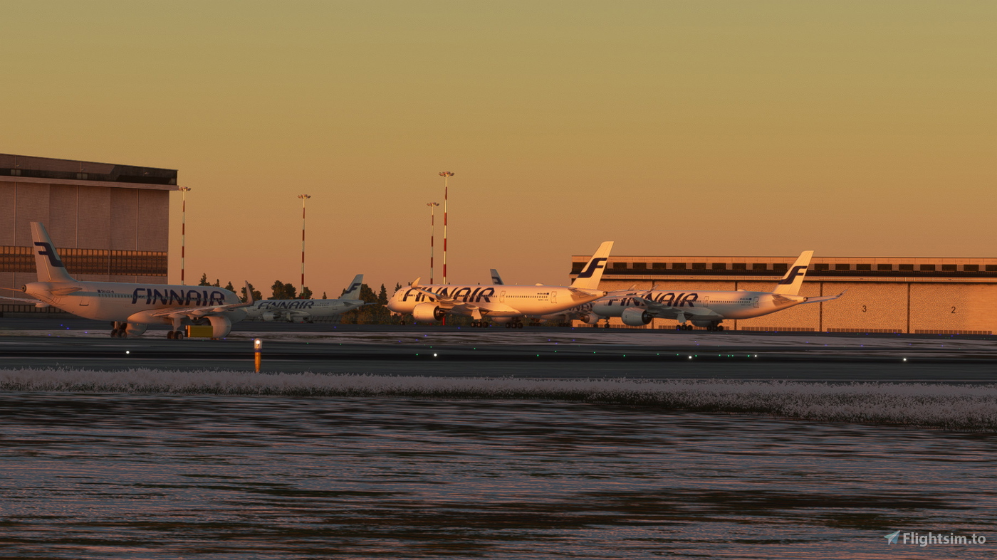 EFHK Helsinki FSLTL Static Aircraft for Microsoft Flight Simulator | MSFS