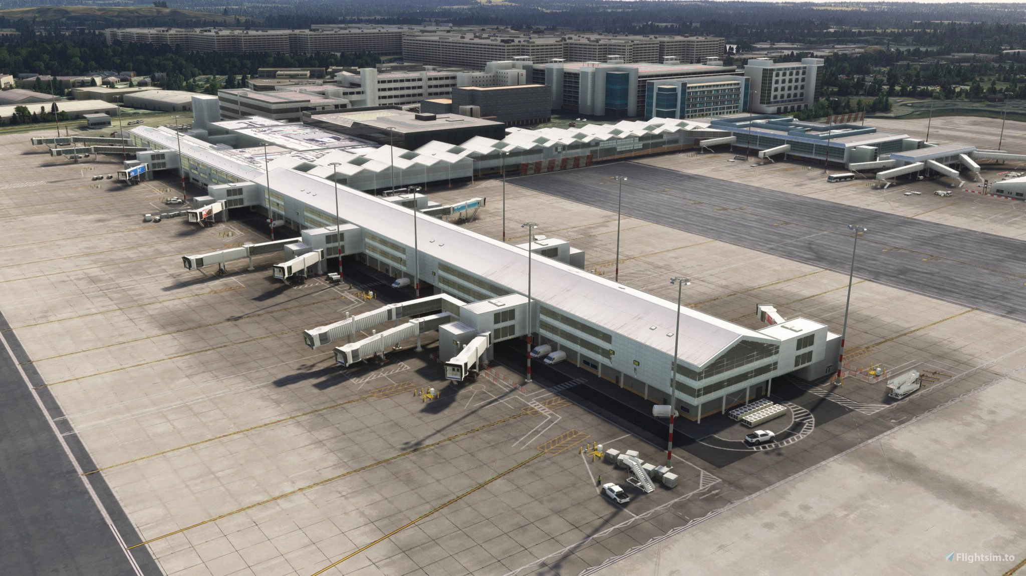 UK2000 Scenery - EGBB - Birmingham Airport for Microsoft Flight ...