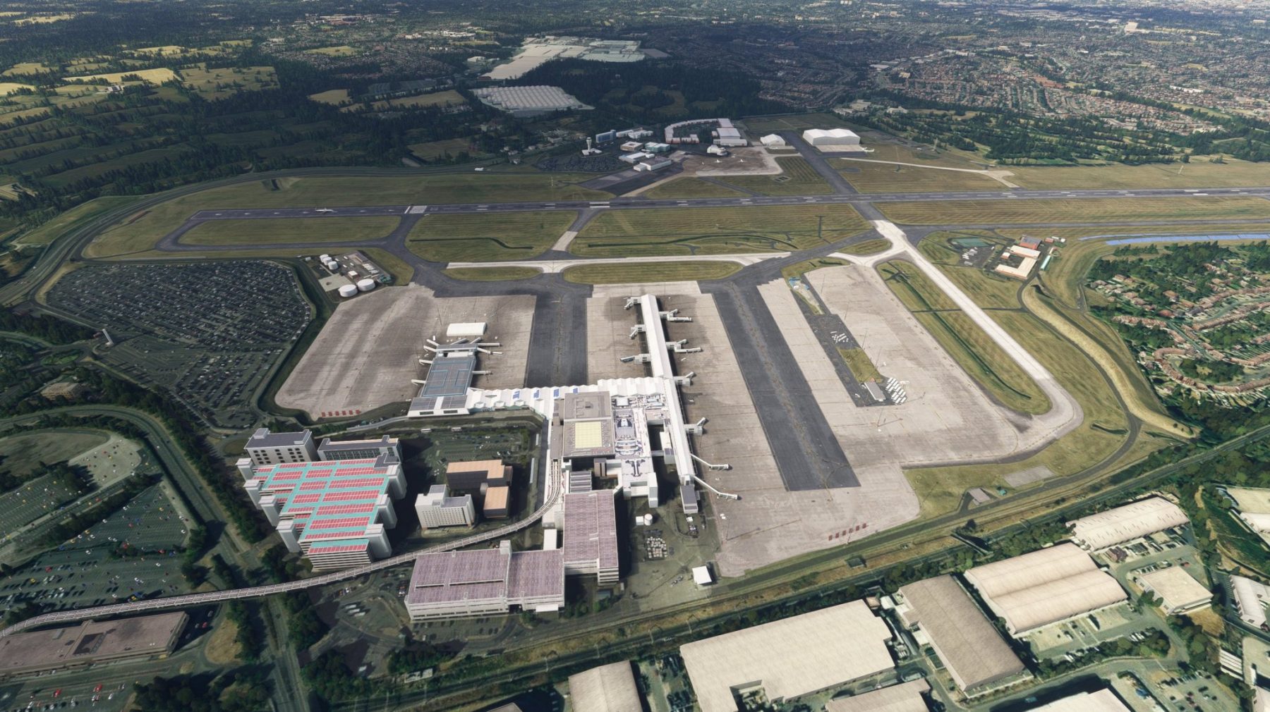 UK2000 Scenery - EGBB - Birmingham Airport for Microsoft Flight ...