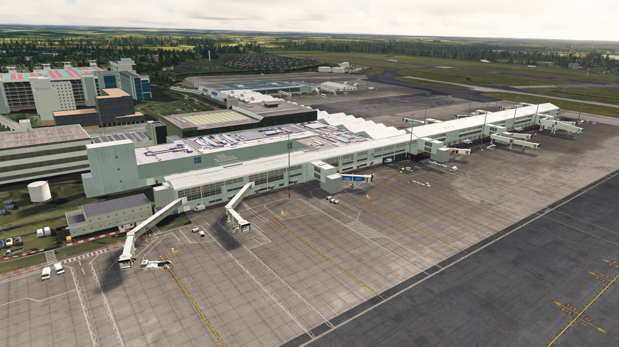 UK2000 Scenery - EGBB - Birmingham Airport for Microsoft Flight ...