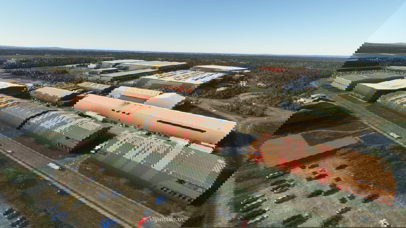 EGCC west surroundings hand built for Microsoft Flight Simulator | MSFS
