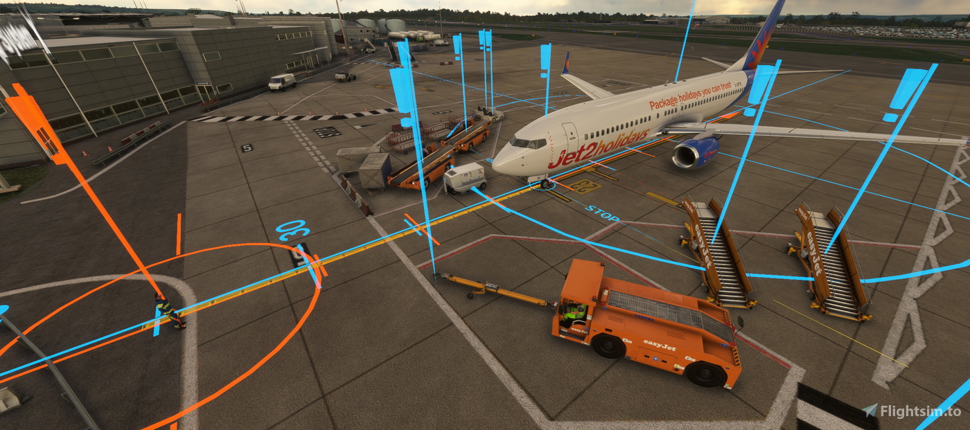 EGGD - PilotPlus GSX Profile - Custom Walking Routes and Pushback ...