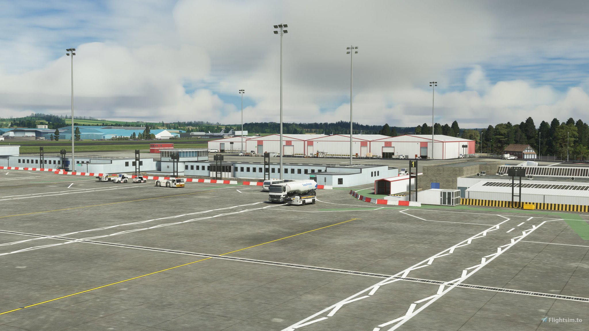 UK2000 Scenery - EGPK - Glasgow Prestwick Airport for Microsoft Flight ...