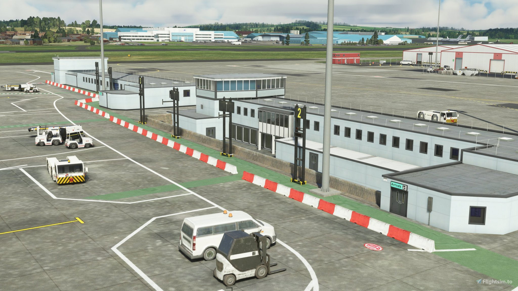 UK2000 Scenery - EGPK - Glasgow Prestwick Airport for Microsoft Flight ...