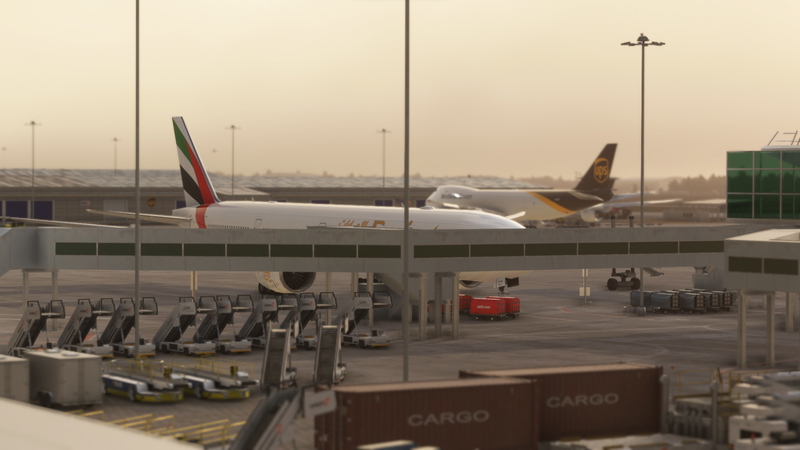 EGSS Stansted FSLTL Static Aircraft for Microsoft Flight Simulator | MSFS