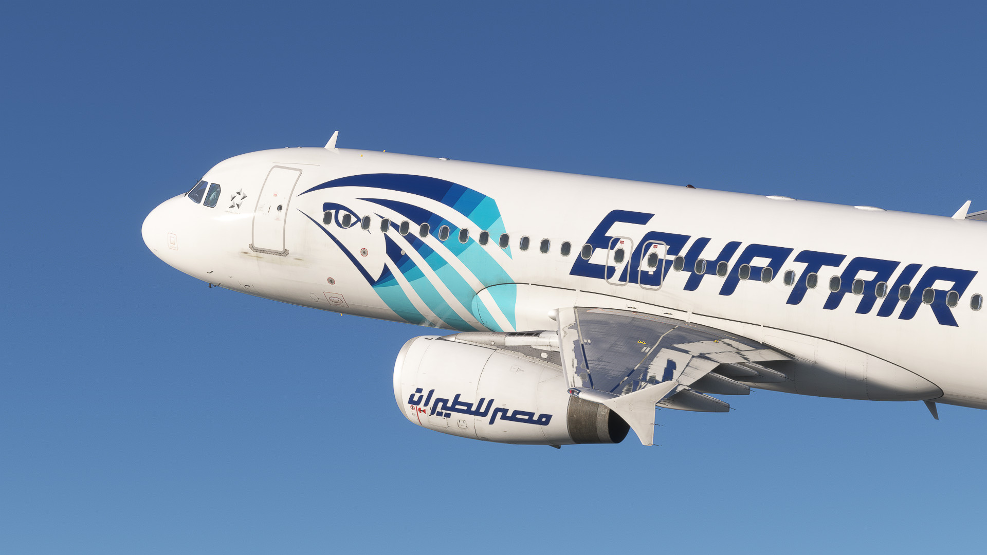 Egypt Air [SU-GCB] w/Cabin Fenixsim A320 V2 [8K+4K] - MSFS Add-on ...