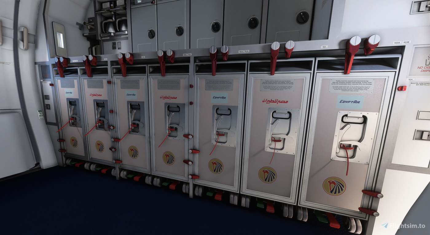 Egyptair old livery A320 SU-GCA IAE + Cabin (8K+4K)| Fenix A320 V2B2 für Microsoft Flight ...