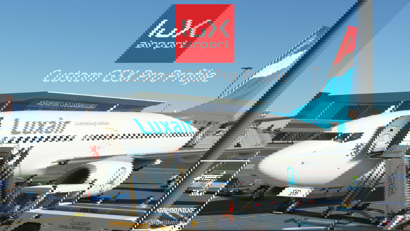 ELLX (Luxembourg Findel Airport, Luxembourg) GSX Profile - (TheRedFox ...