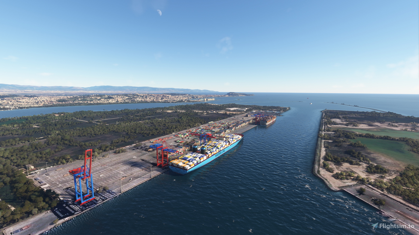 Elmas / Cagliari (LIEE) - Porto Canale and other reference points for ...