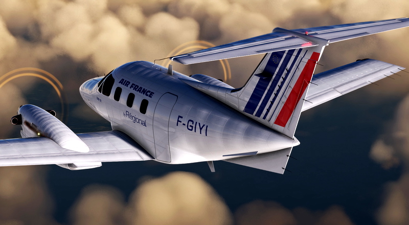 Embraer EMB 121 - Air France Régional for Microsoft Flight Simulator | MSFS