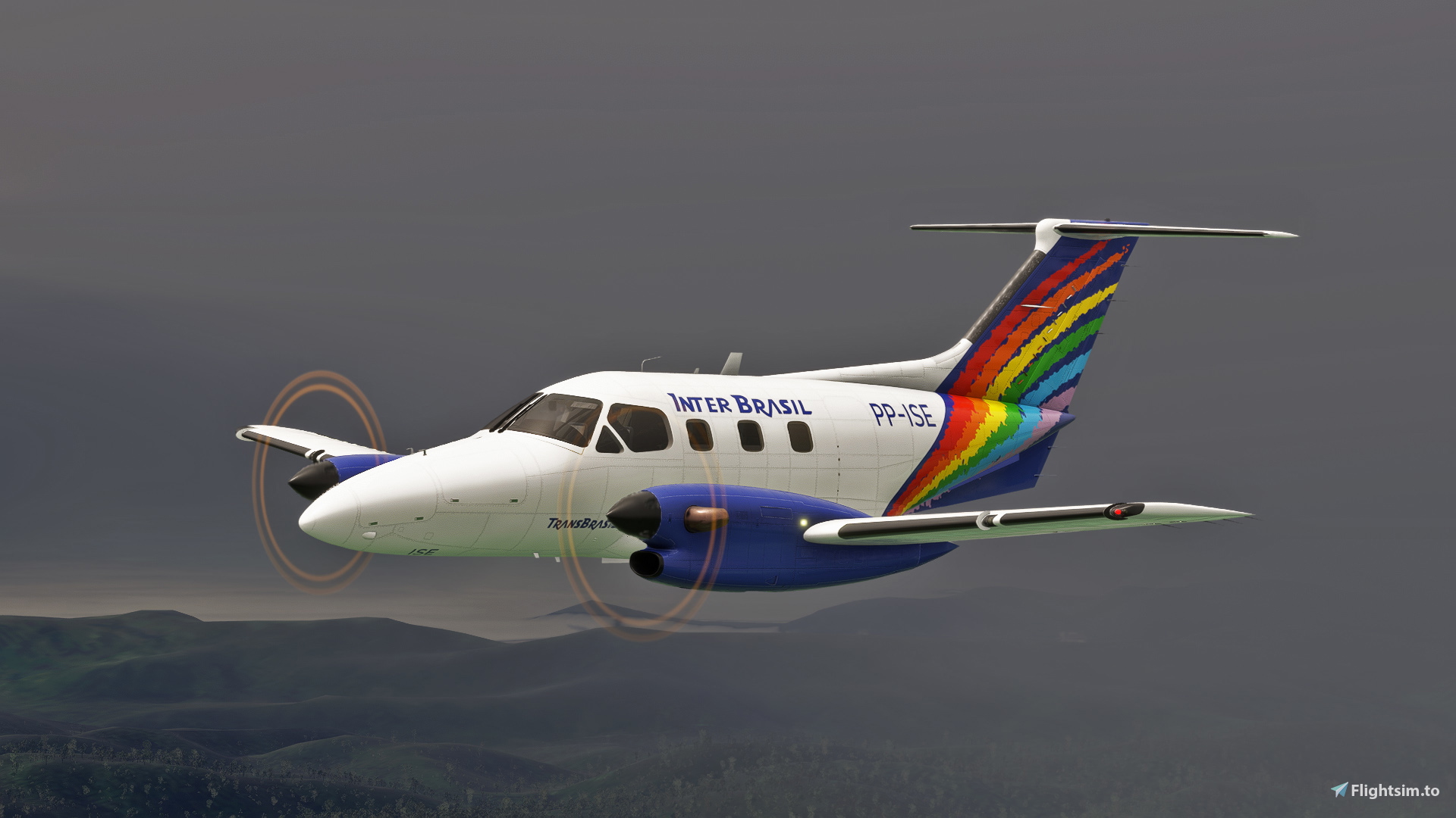 Embraer EMB 121 - InterBrasil - MSFS Add-on - Flightsim.to