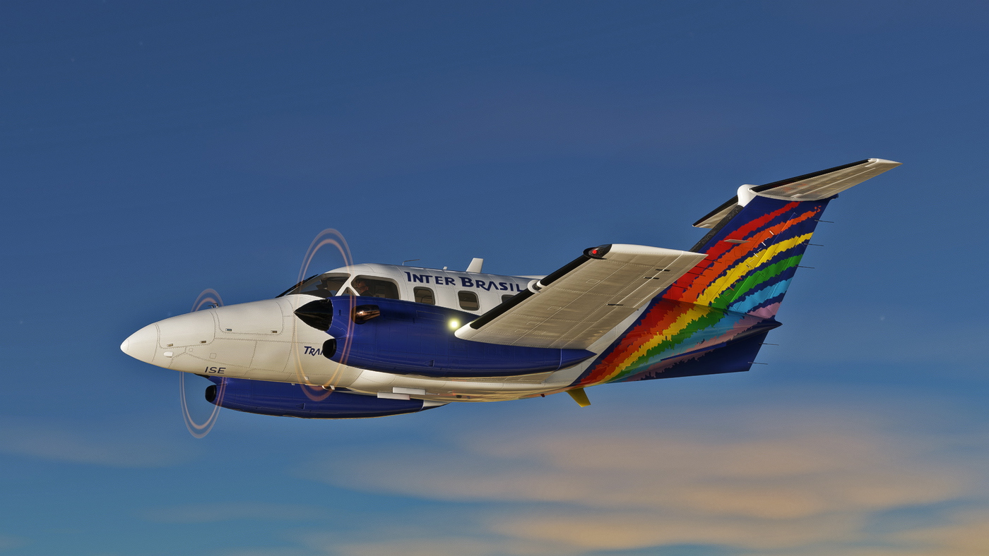 Embraer EMB 121 - InterBrasil for Microsoft Flight Simulator | MSFS