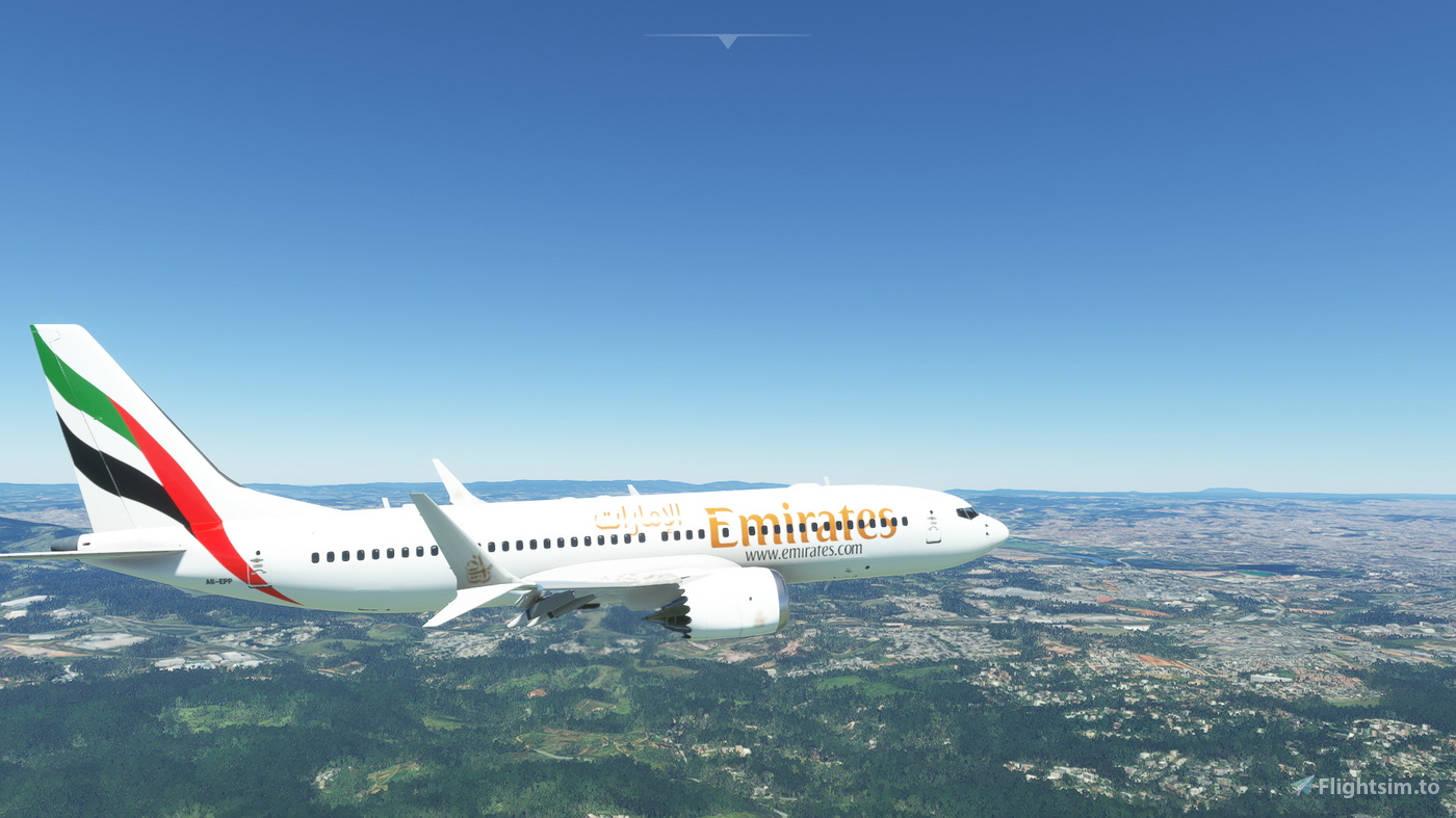 Emirates-737 WITH PAINTED WINGLETS for Microsoft Flight Simulator | MSFS